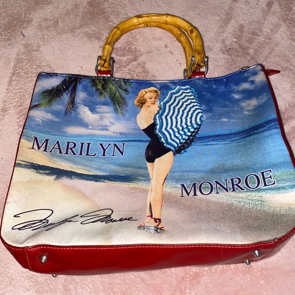 Marilyn Monroe | Bags | Marilyn Monroe Bamboo Handle Bag | Poshmark